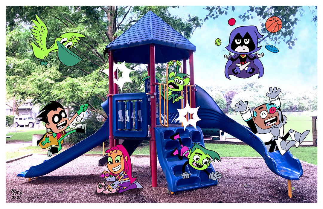 Teen Titans Playground - Etsy