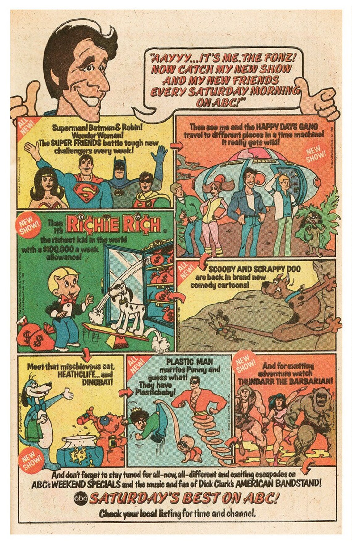 Fonize Abc Cartoon Lineup | Etsy