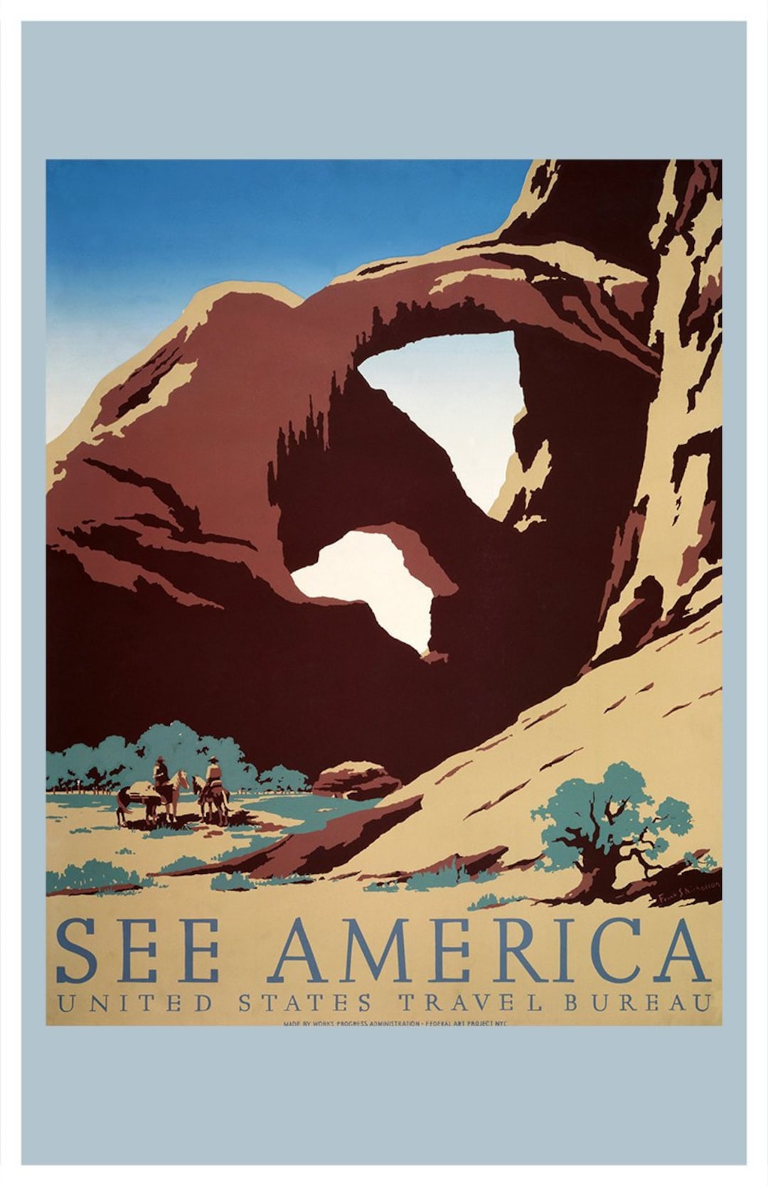 See America Poster, Vintage WPA National Park Art Print - Etsy