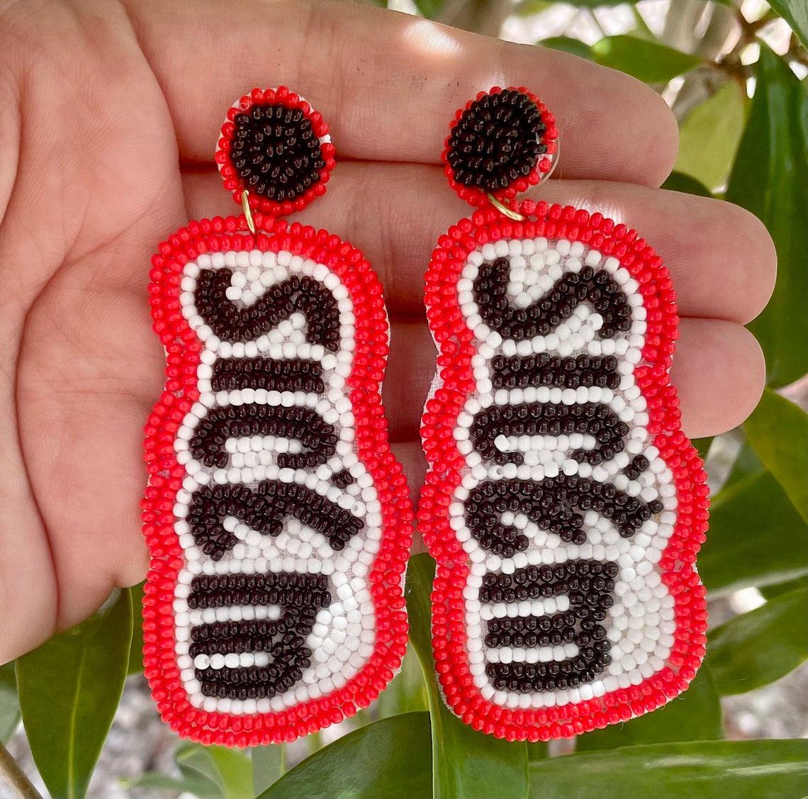 Georgia Sic Em WOOF Earrings / GA Bulldogs / Game Day Jewelry / Team ...