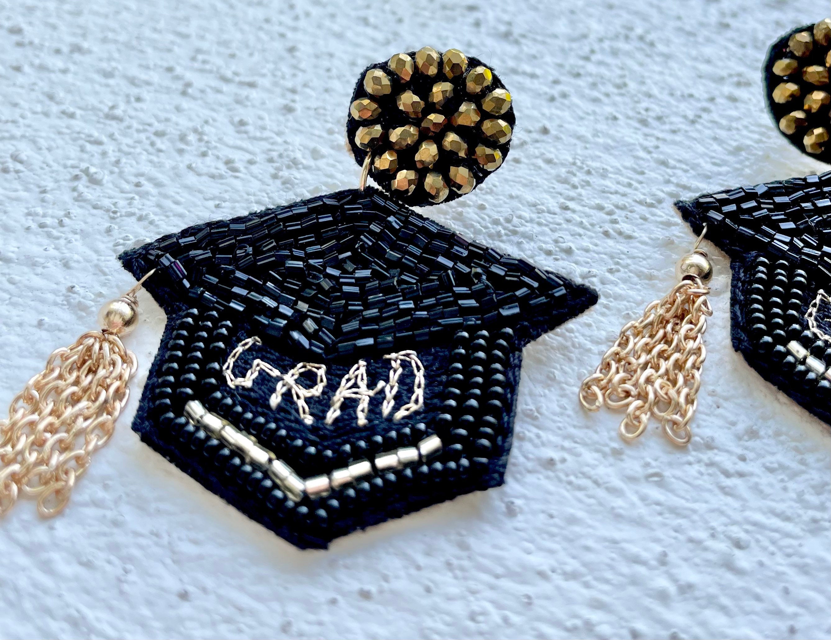 Graduation Cap Earrings / Graduation Gift / Graduate Present for Her ...