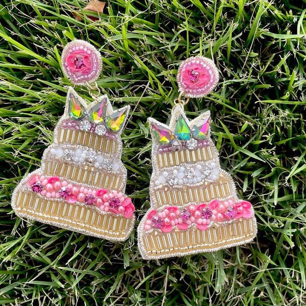 Cake Earrings - Etsy