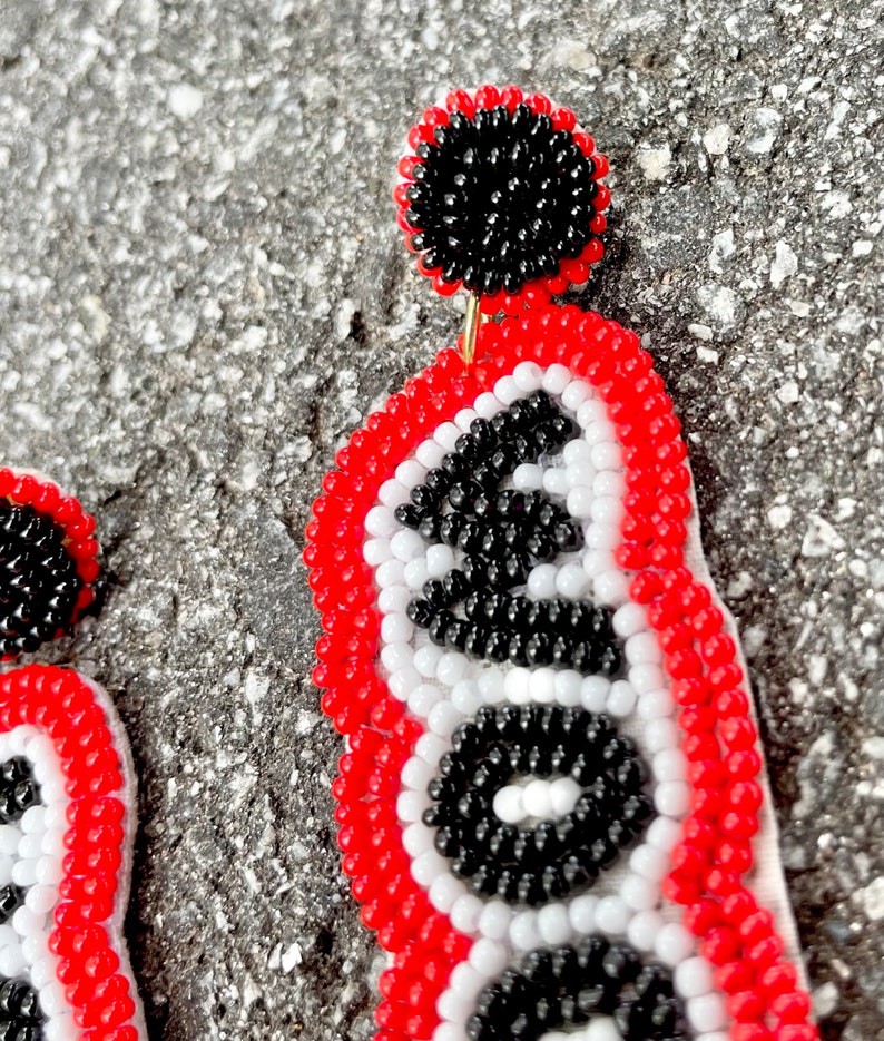 Georgia Sic Em WOOF Earrings / GA Bulldogs / Game Day Jewelry / Team ...