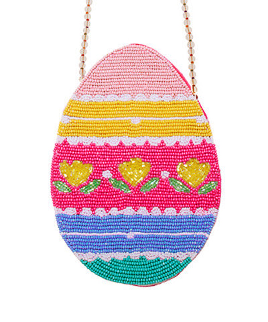 Easter Egg Purse / Little Girl Handbag / Beaded Hand Bag / Gift for ...