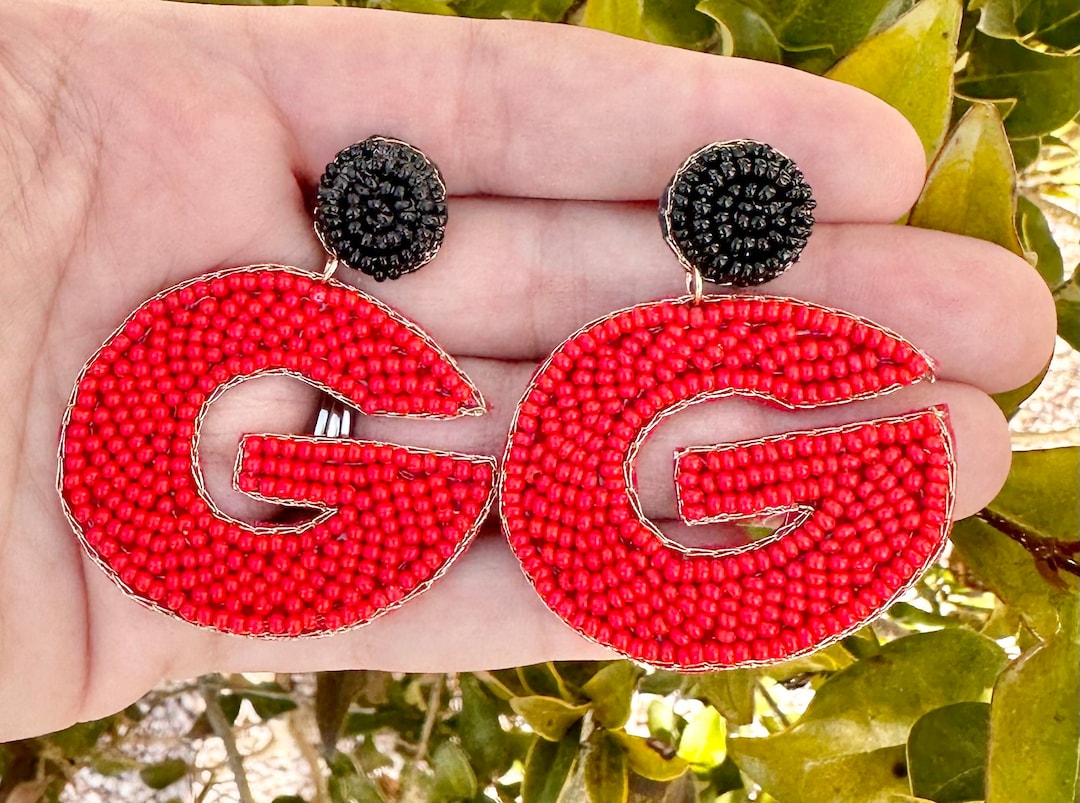 Georgia G Letter Earrings / Dawgs / Game Day Apparel Jewelry / Stadium ...
