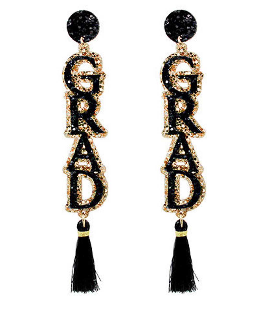 Graduation Earrings / Grad Party Gift / Tassel Glitter / Graduate ...