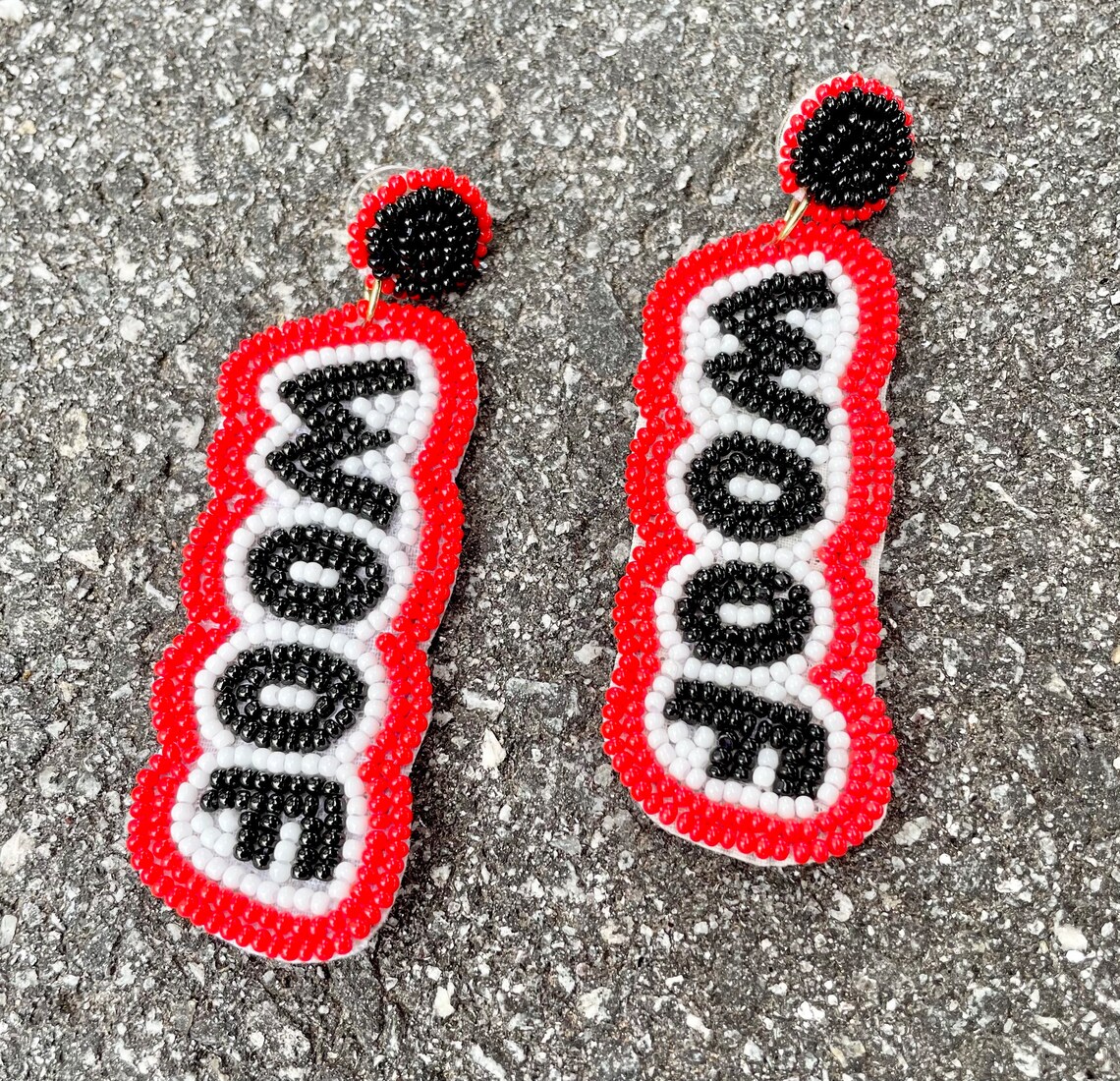 Georgia Sic Em WOOF Earrings / GA Bulldogs / Game Day Jewelry / Team ...