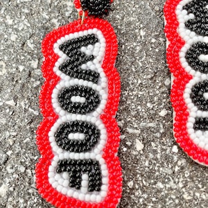 Georgia Sic Em WOOF Earrings / GA Bulldogs / Game Day Jewelry / Team ...