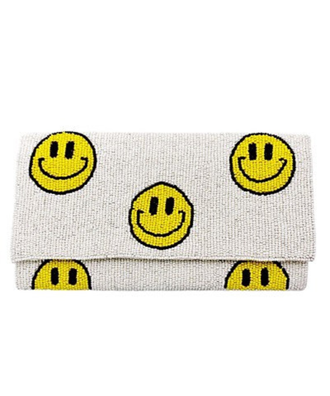 Smiley Face Beaded Clutch Purse / Seed Bead / Smile / 2022 / - Etsy