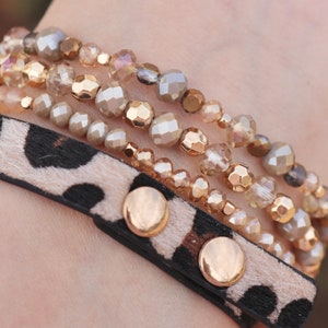 Beaded Leopard Watch Band / Compatible With Apple / 38mm 40mm 41mm ...