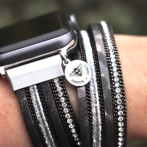 Leopard Wrap Watch Band / Compatible With Apple / 42mm 44mm 45mm ...