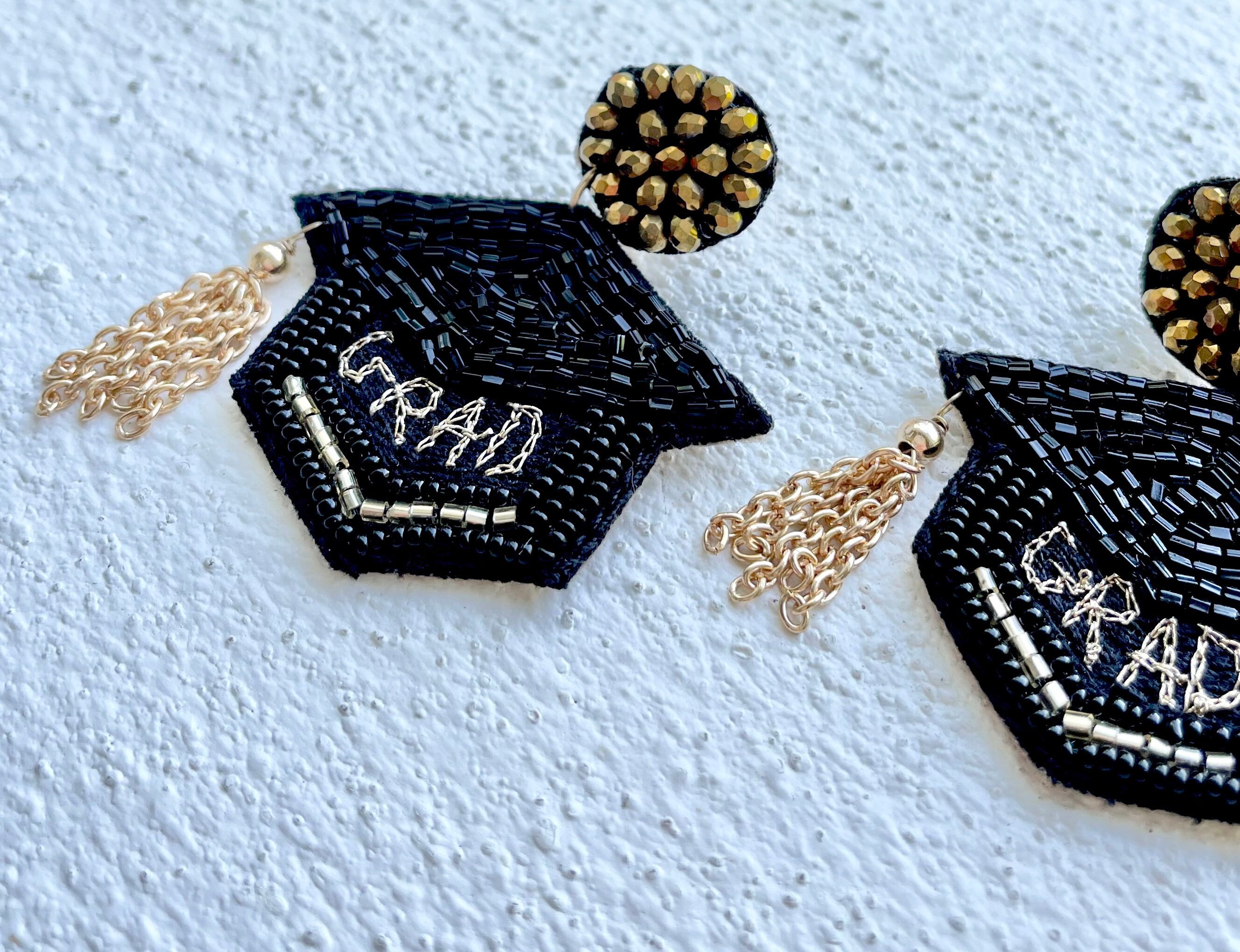 Graduation Cap Earrings / Graduation Gift / Graduate Present - Etsy