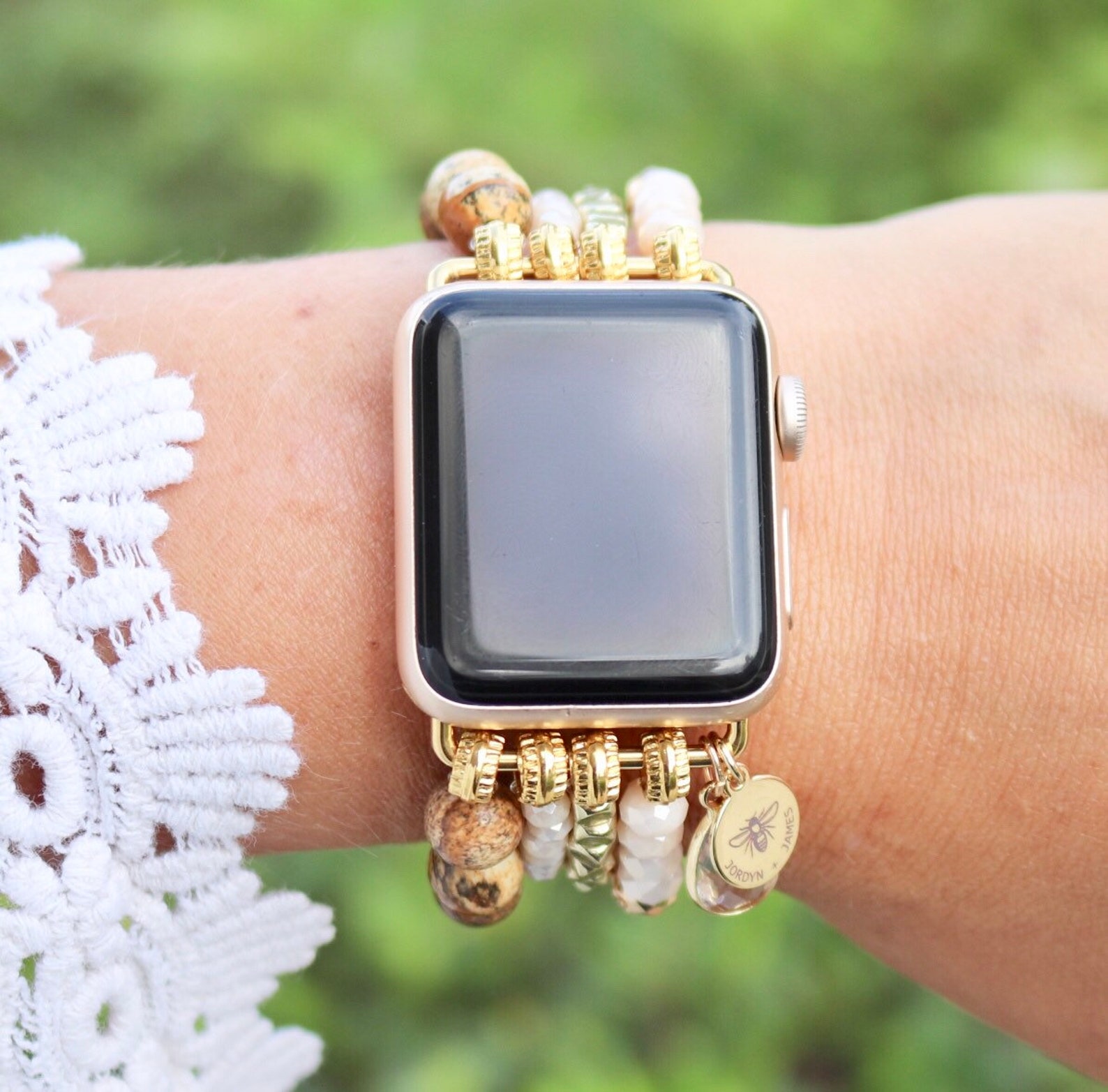 Beaded Watch Band / Compatible With Apple / 38mm 40mm / Smart | Etsy