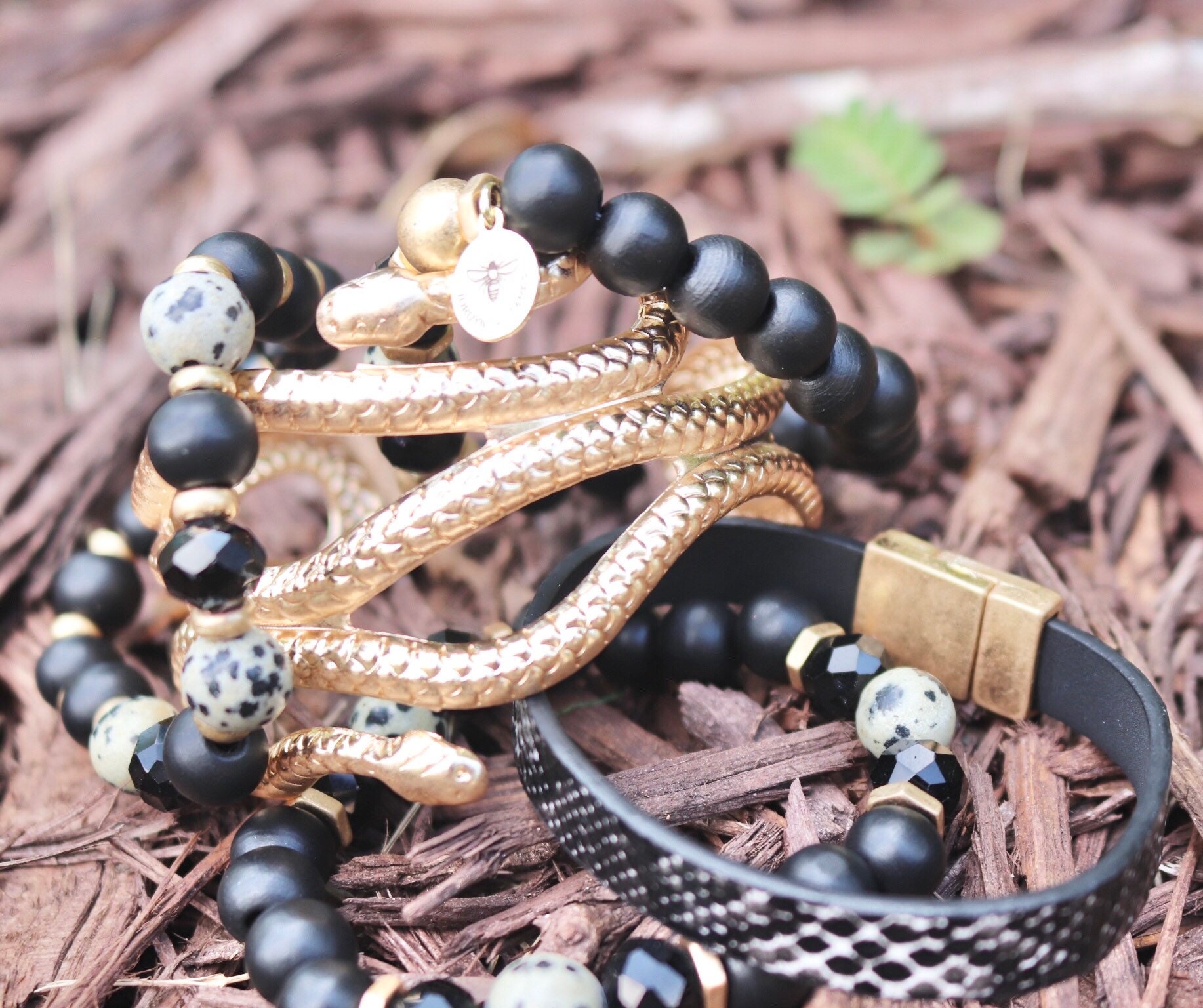 Snake Bracelet Stack / Build Your Own Arm Candy Arm Stack Stackable ...