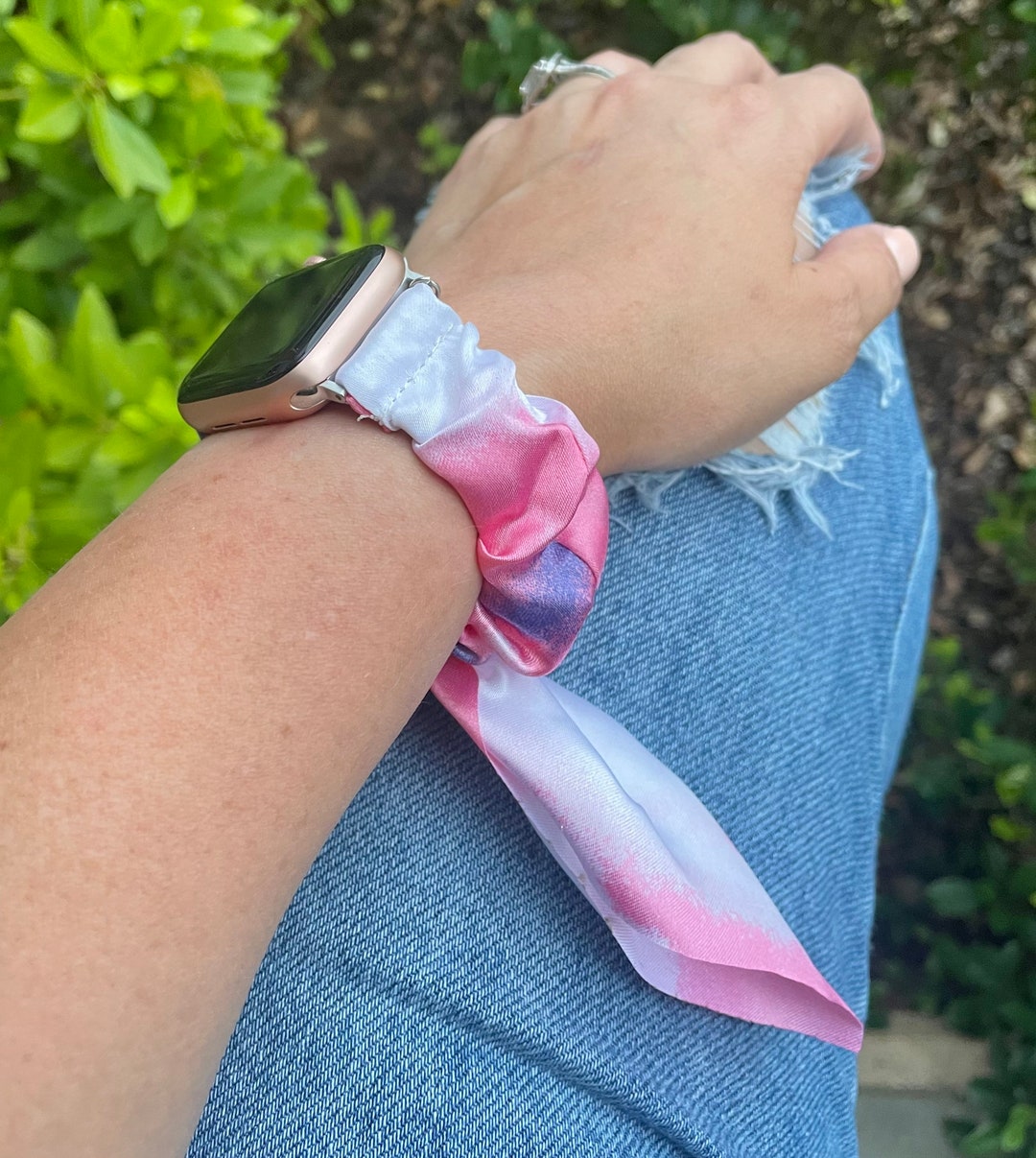 Scrunchie Watch Band / Compatible With Apple 38mm 40mm 41mm Smart Watch ...