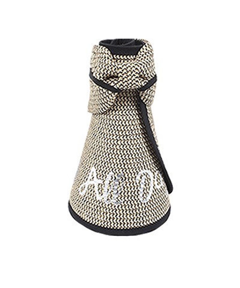 Straw and Paper Beach Visor Hat / Embroidered OR Vinyl Saying Phrase ...