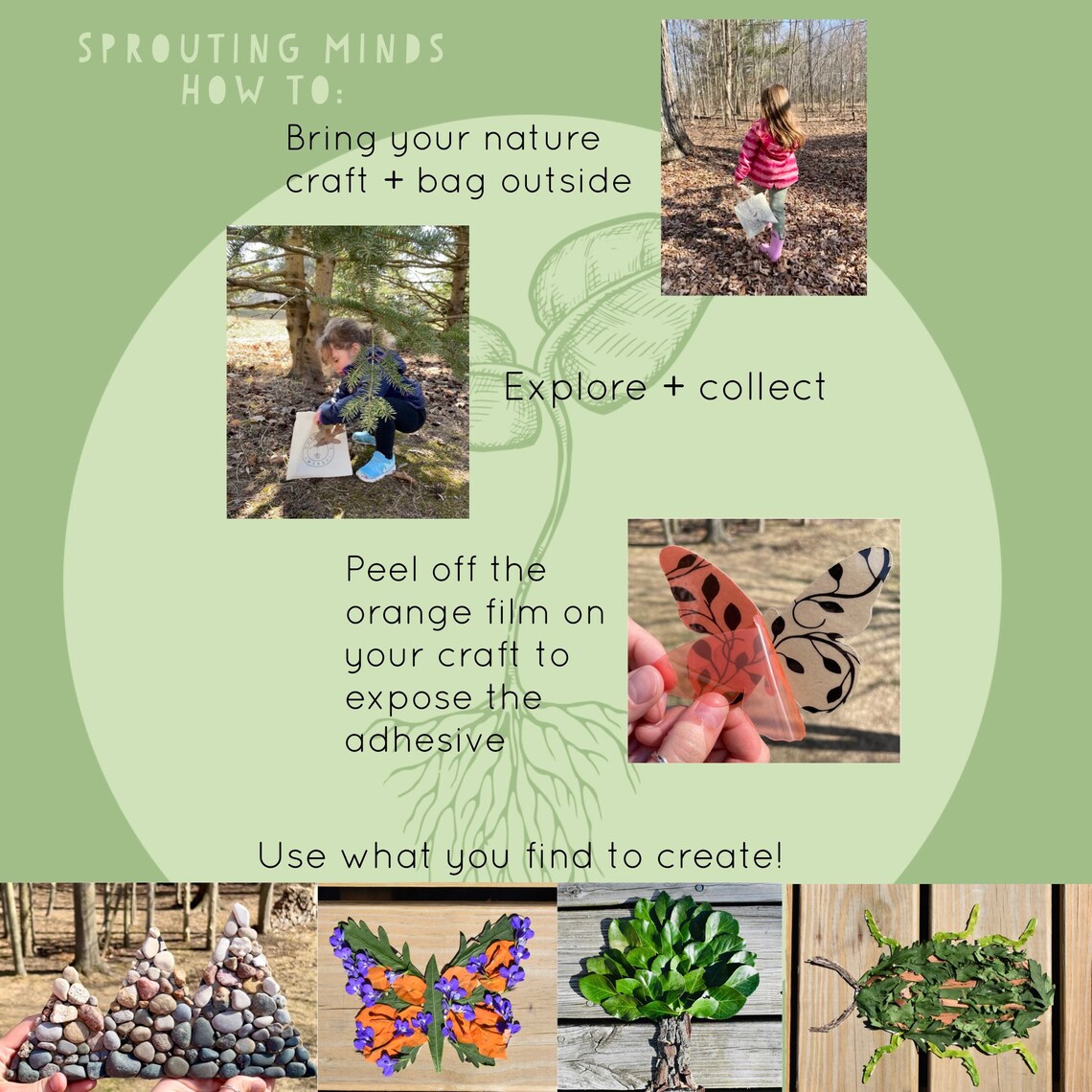 Craft Kit for Kids Fall Craft Nature Craft Kit Outdoor - Etsy