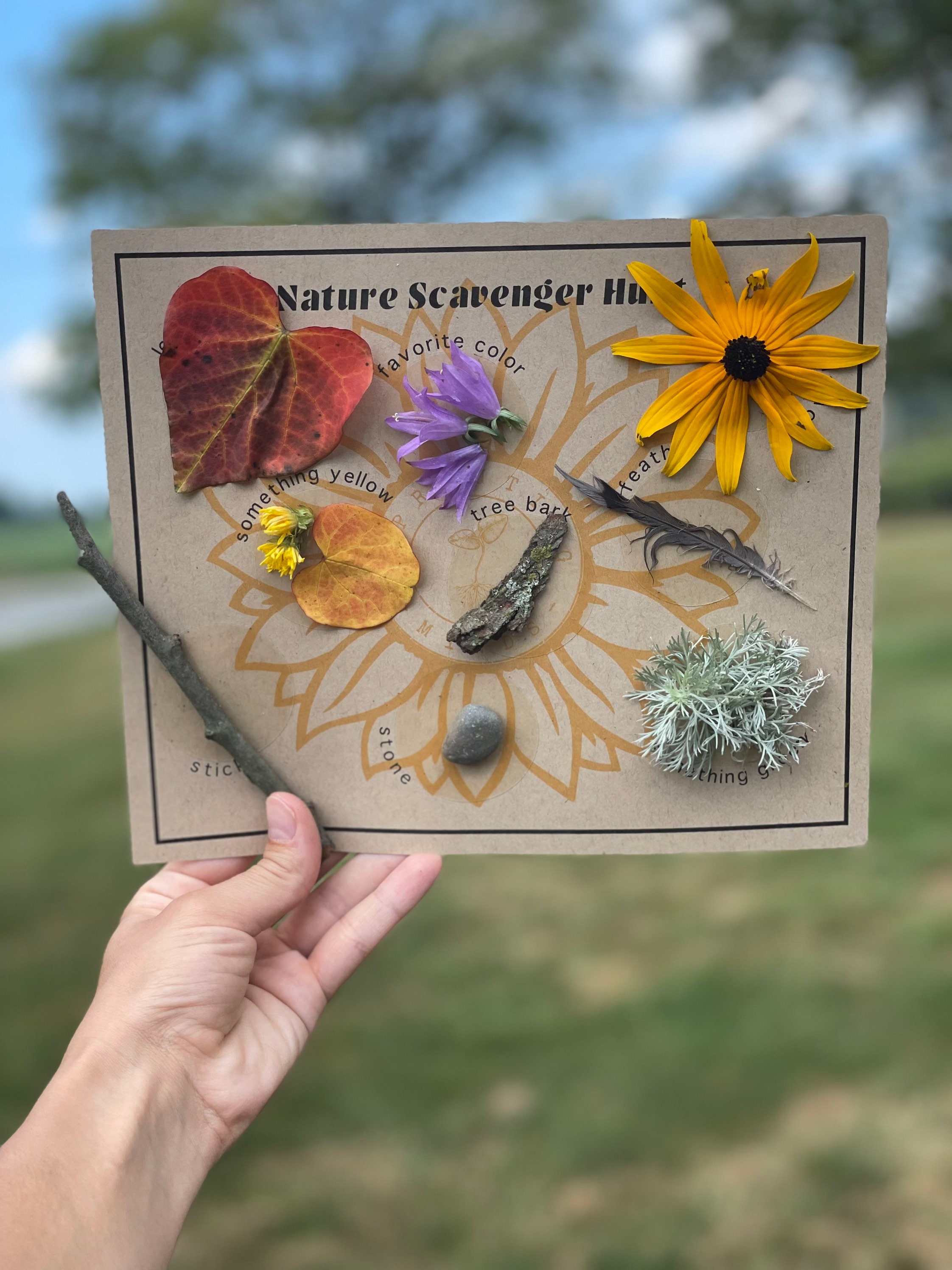 Craft Kit for Kids Fall Craft Nature Craft Kit Outdoor - Etsy