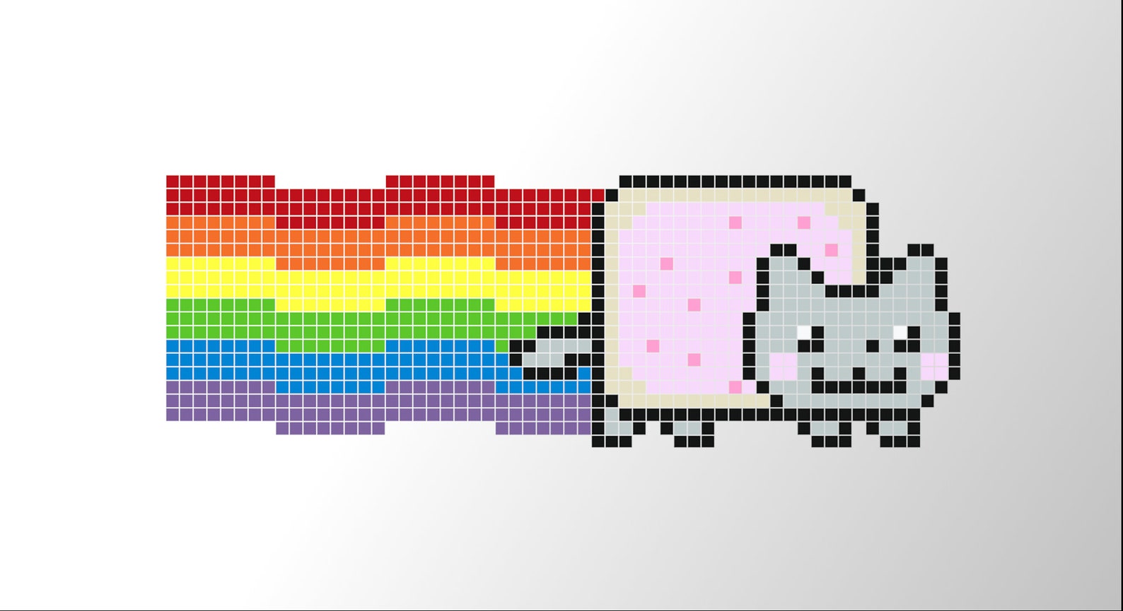 Nyan Cat Pixel Stickers Decor | Etsy