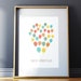 Personalized Family Tree Art - Balloons - Etsy