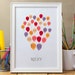 Personalized Family Tree Art - Balloons - Etsy