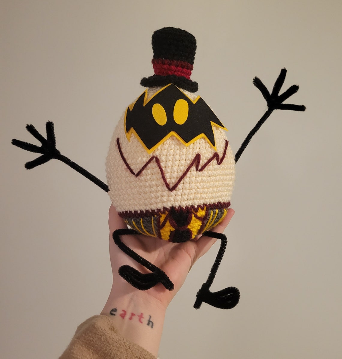 Hazbin Hotel Egg Boi Henchman Crochet Pattern - Etsy