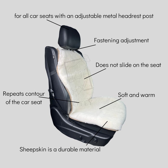 Genuine Sheepskin 100 Car Seat Cover for All Car Brands Wool Car Seat Sheepskin Car Seat Covers Shortwool Etsy