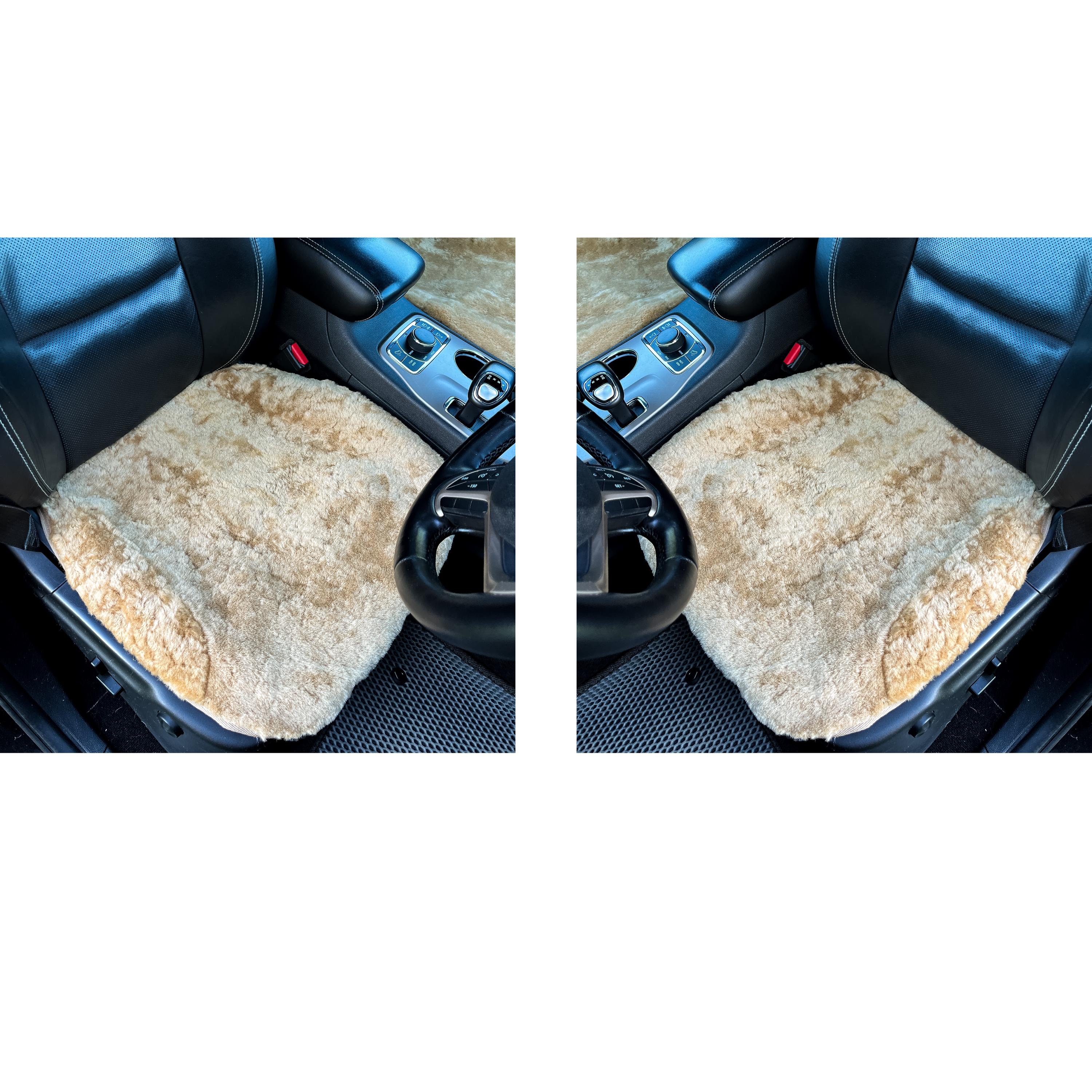 Genuine Sheepskin Car Seat Cover: Universal Wool Auto Seat Mat - Etsy
