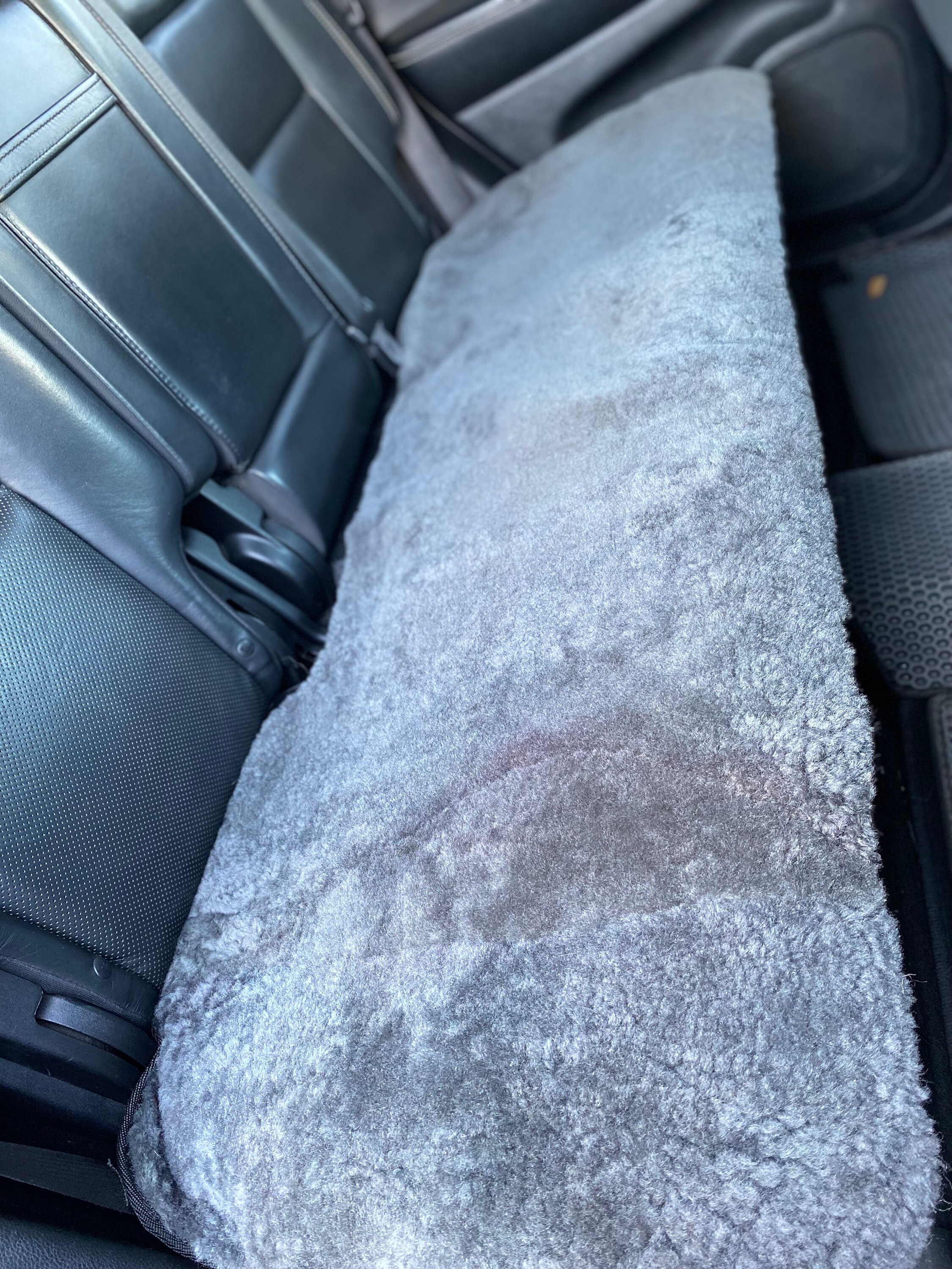 Universal Sheepskin Cover for the Back Seat of the Car 55х20 Inches ...