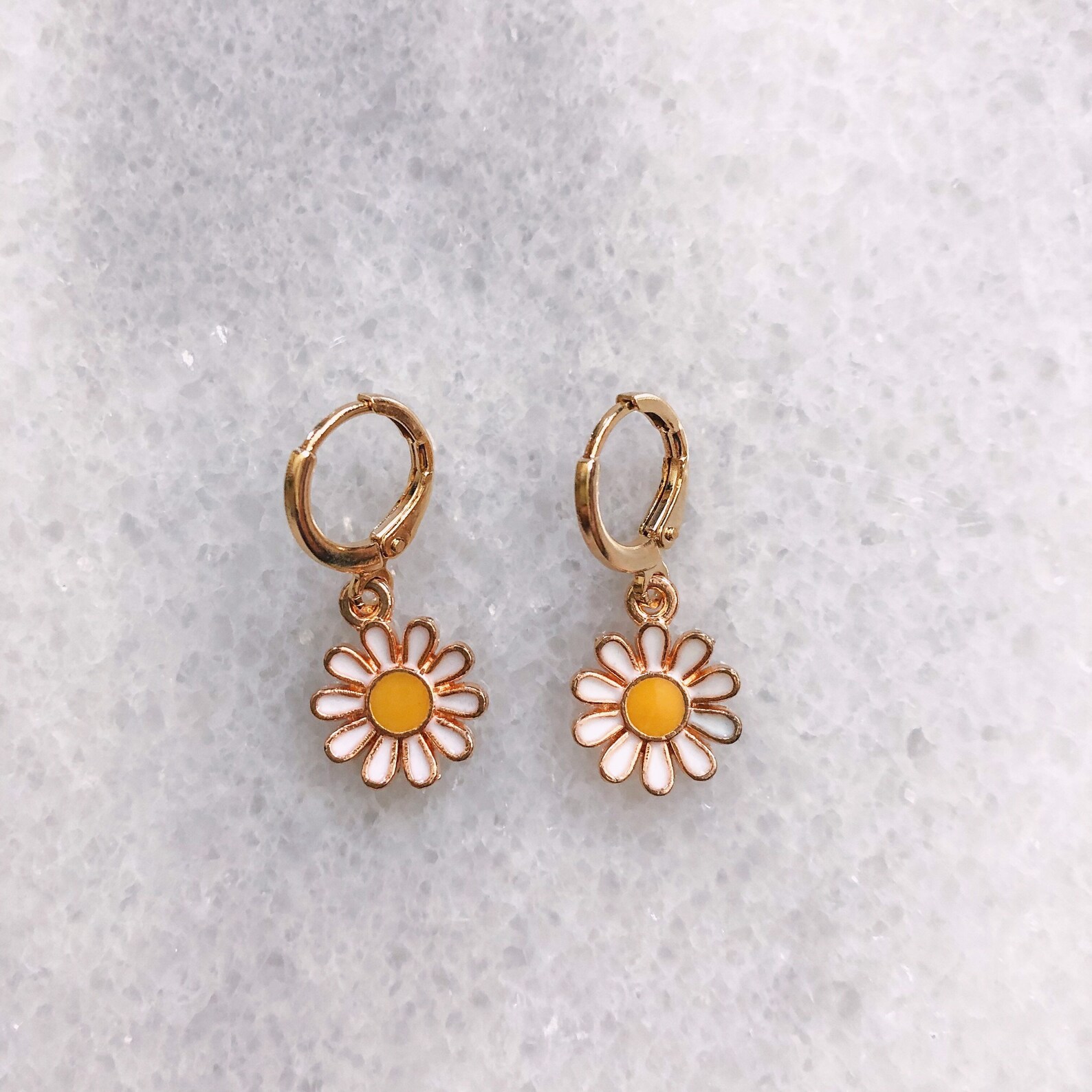 Daisy Earrings - Etsy