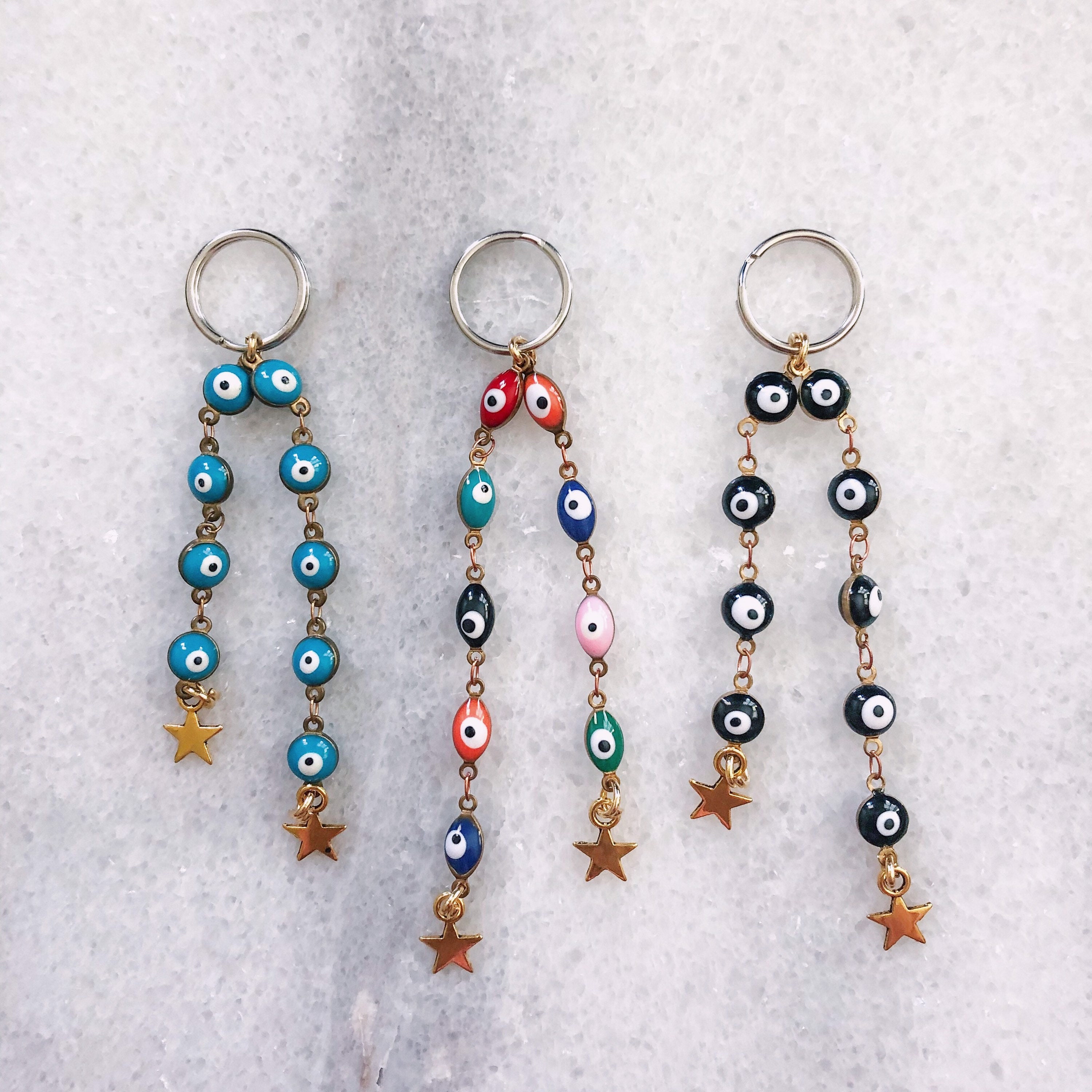 Evil Eye Keychains | Etsy