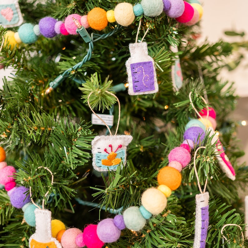Felt PDF Pattern, Science Christmas Tree Ornaments--oh, Chemis-tree! - Etsy