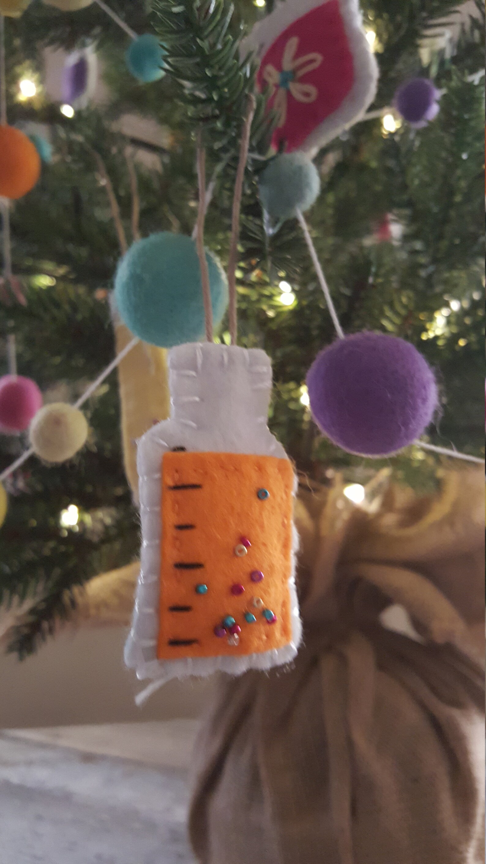 Felt PDF Pattern, Science Christmas Tree Ornaments--oh, Chemis-tree! - Etsy