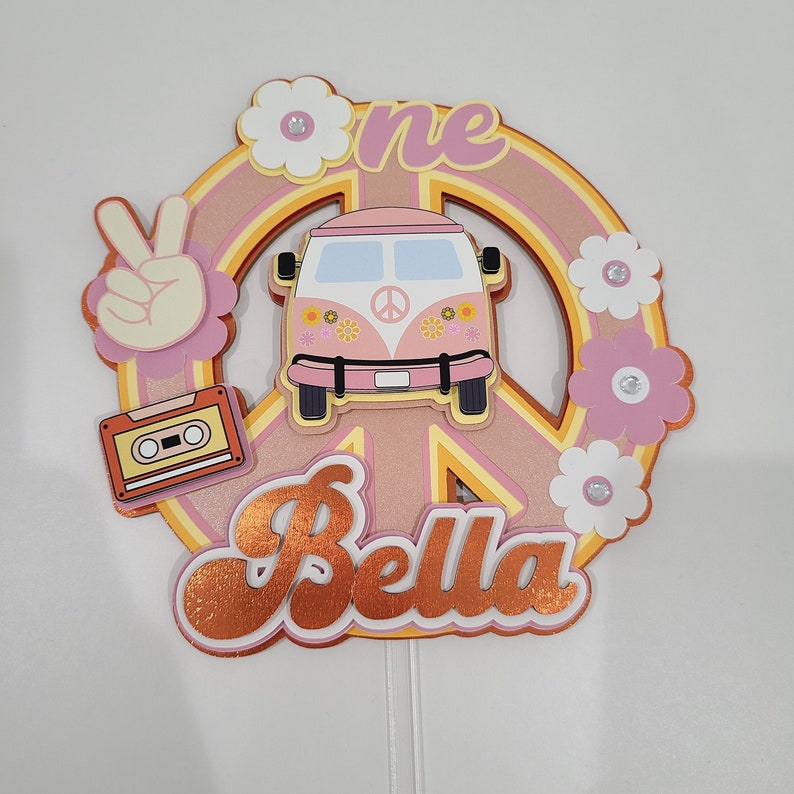 Groovy Cake Topper - Etsy