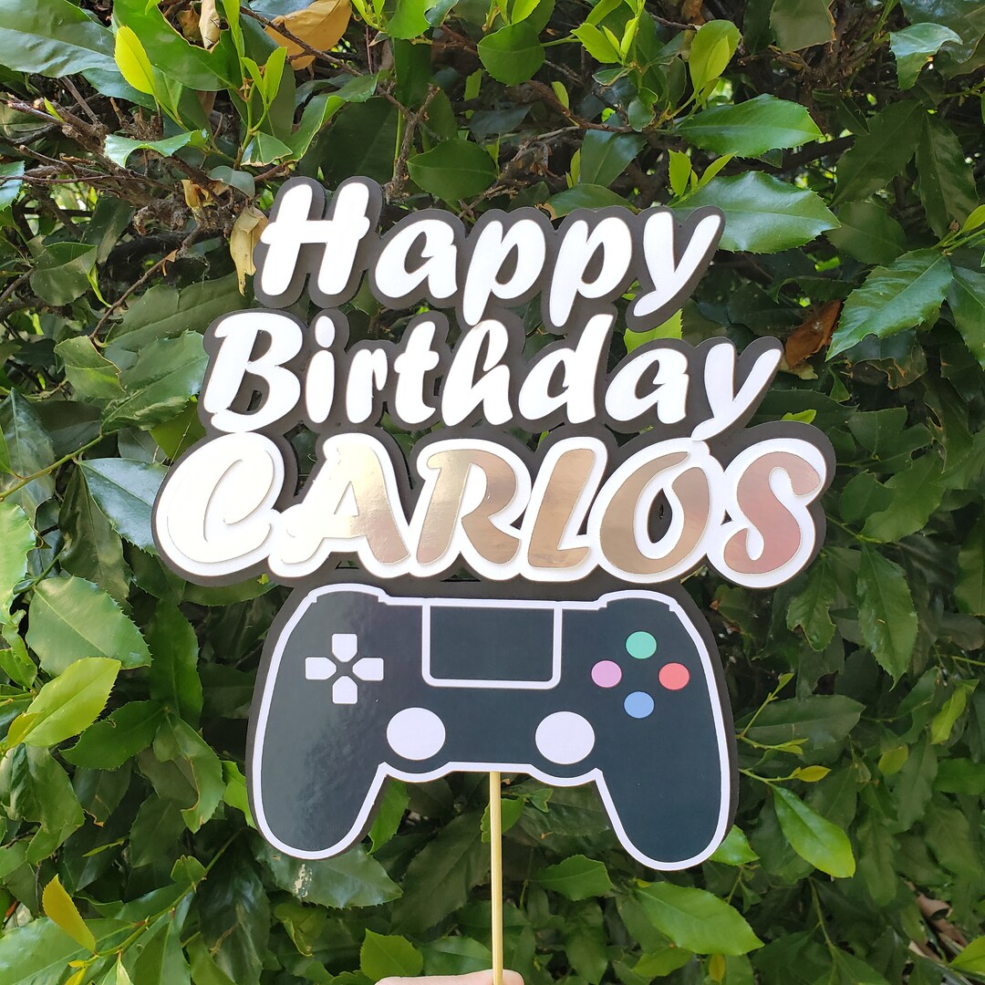 PSP/ XBOX/ Game Cake Topper - Etsy