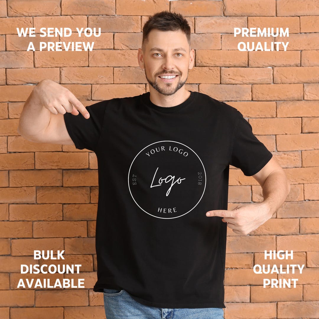 Logo T-shirt , Custom Logo Shirts, Personalized Logo Shirt, Custom ...