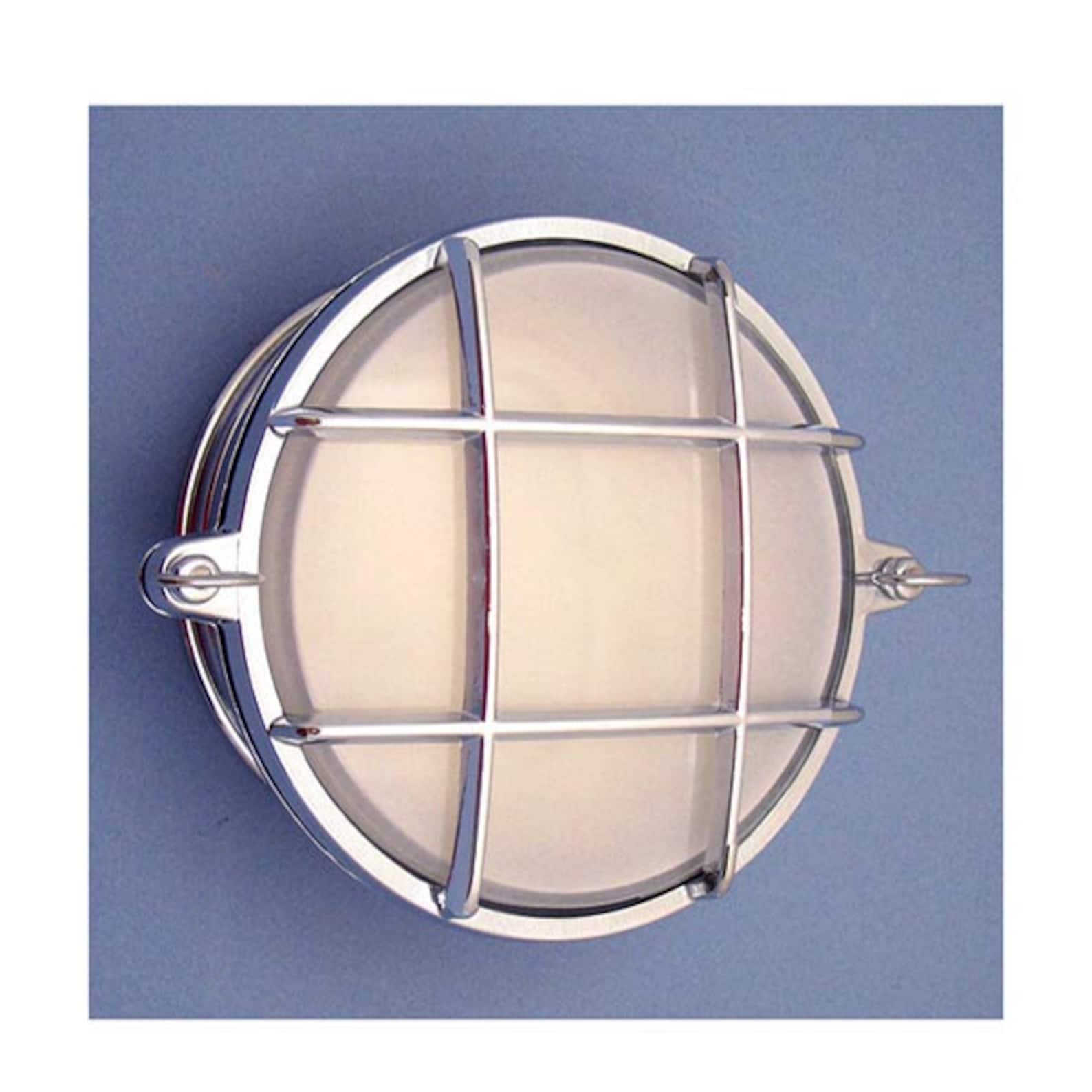 Nautical Bulkhead Cage Light (UL Listed / Indoor / Outdoor / US J-box ...