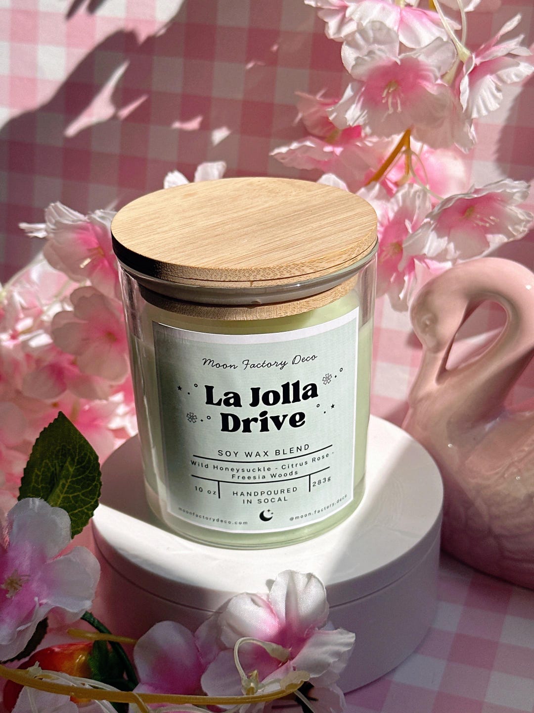 La Jolla Drive Candle - Wild Honeysuckle, Citrus Rose, Freesia Woods ...