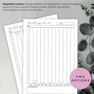 Prenatal Appointment Chart, Pregnancy Tracker & Journal, Pregnancy ...