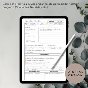 Medical Appointment Notes, Manage General Consultation Information ...