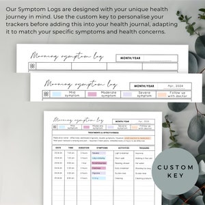 Printable and Fillable Morning Symptom Journal to Chart Morning ...