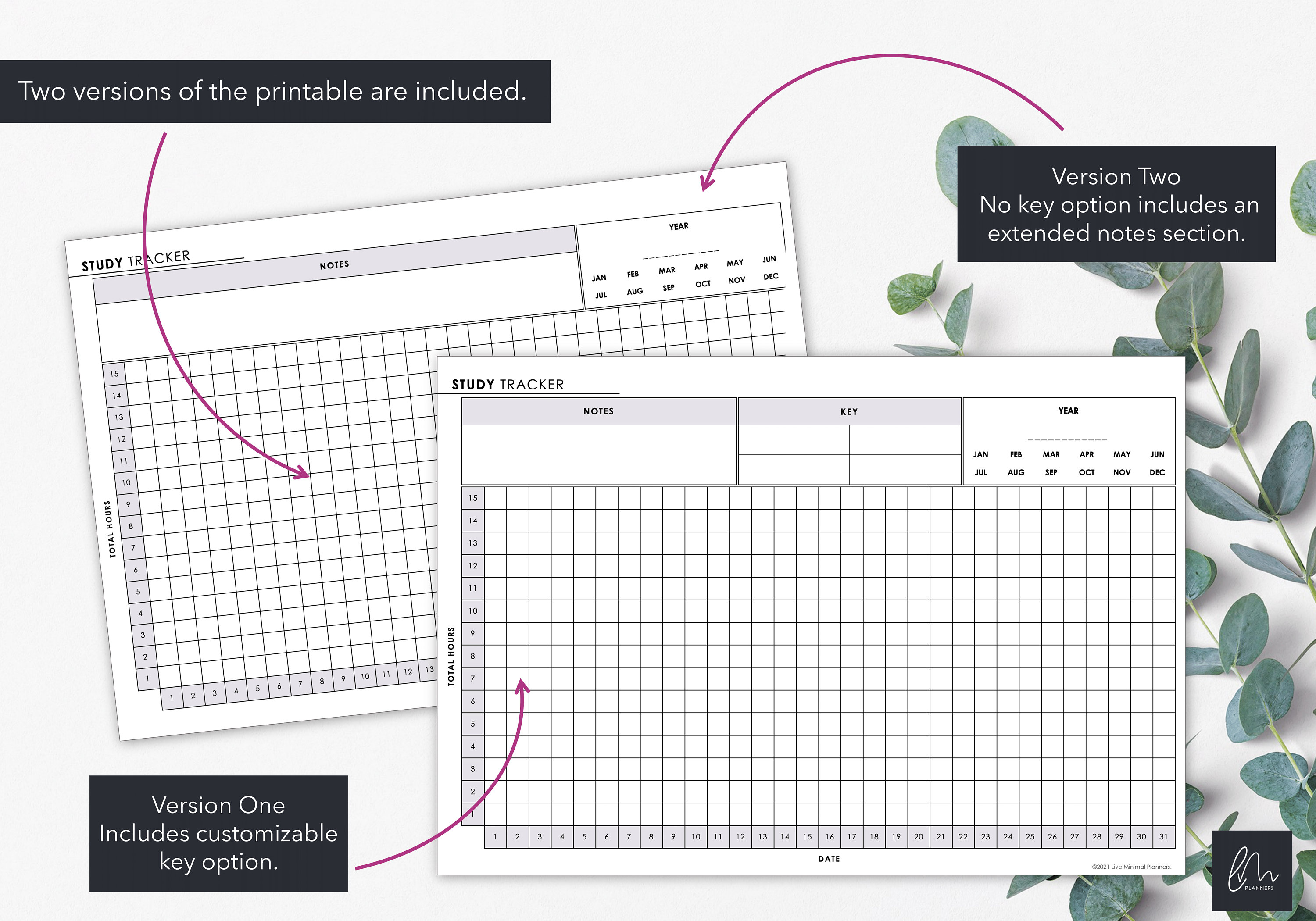 Hourly Study Tracker Chart the Duration of Daily Study Each - Etsy UK