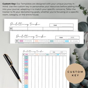 Decluttering Tracker, 30-day Declutter Challenge & Checklist, Printable ...