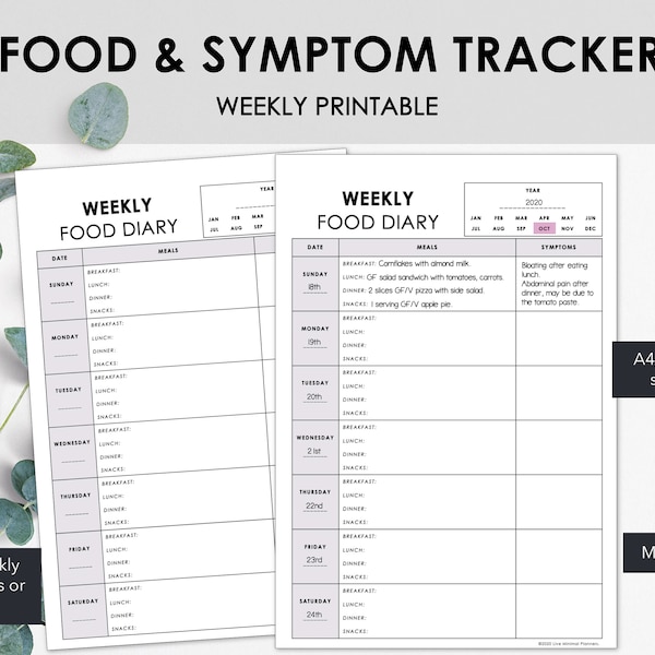 Symptom Tracker - Etsy