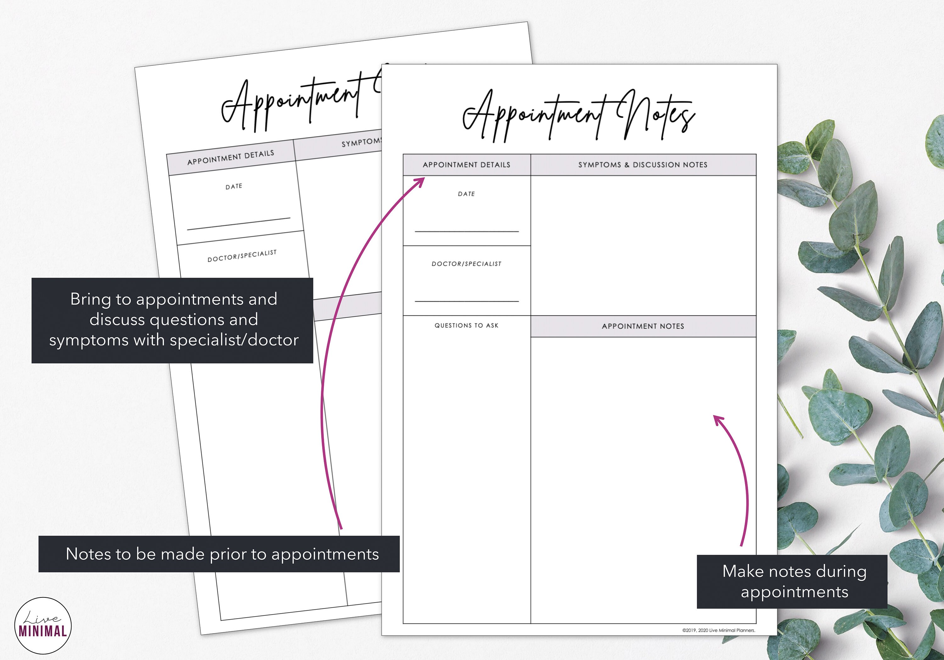 Medical Health Planner Health Binder Printables Manage | Etsy