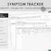 Printable and Fillable Monthly Symptom Tracker Chart Monthly Symptom ...