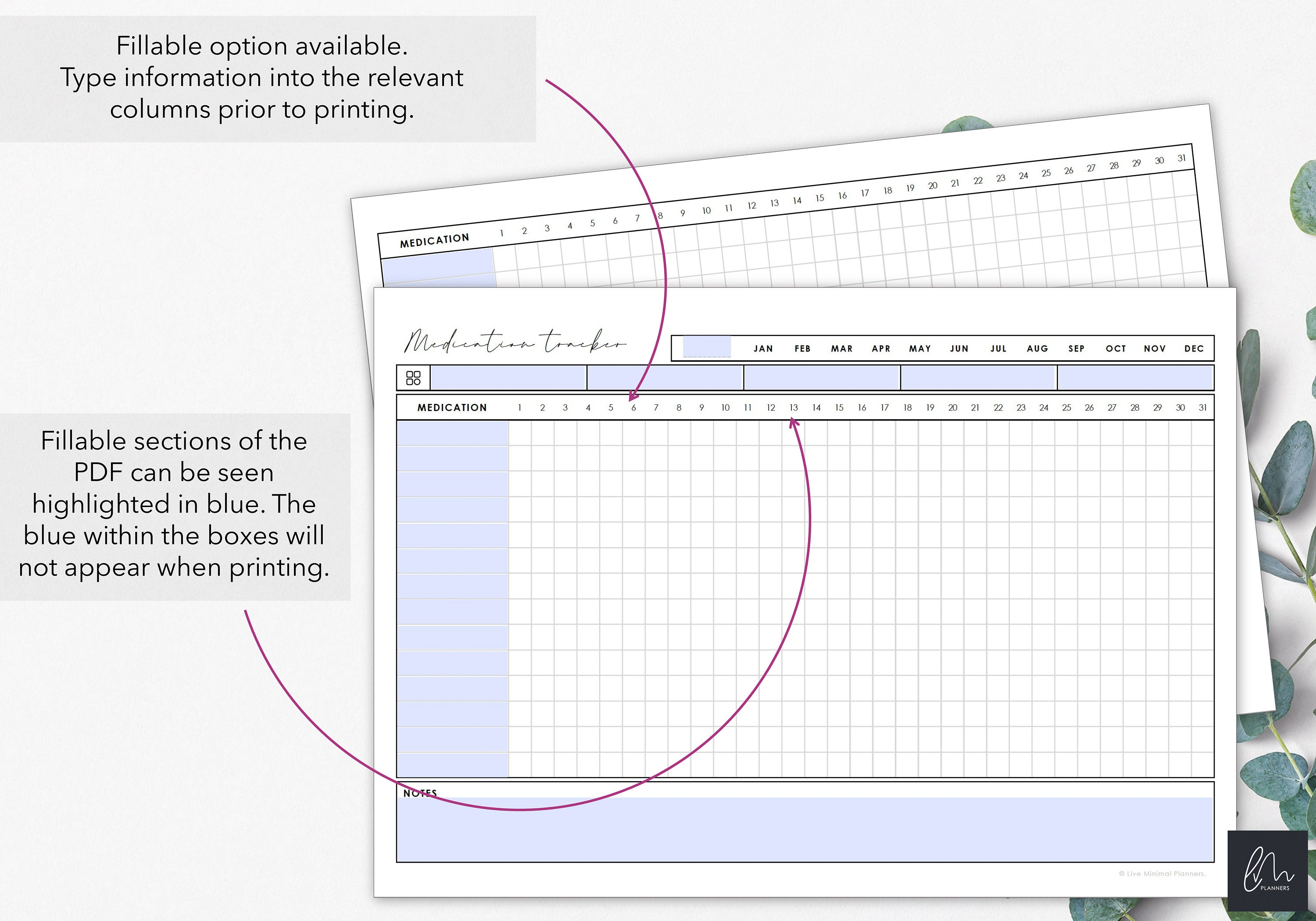 Printable and Fillable Intake Tracker Bundle Track Monthly - Etsy Australia