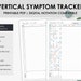 Printable and Fillable Monthly Brain Fog Severity Trackers Track Daily ...
