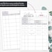 Cardiac Monitoring Log Printable | 24-hour Holter Monitor Diary or 30 ...