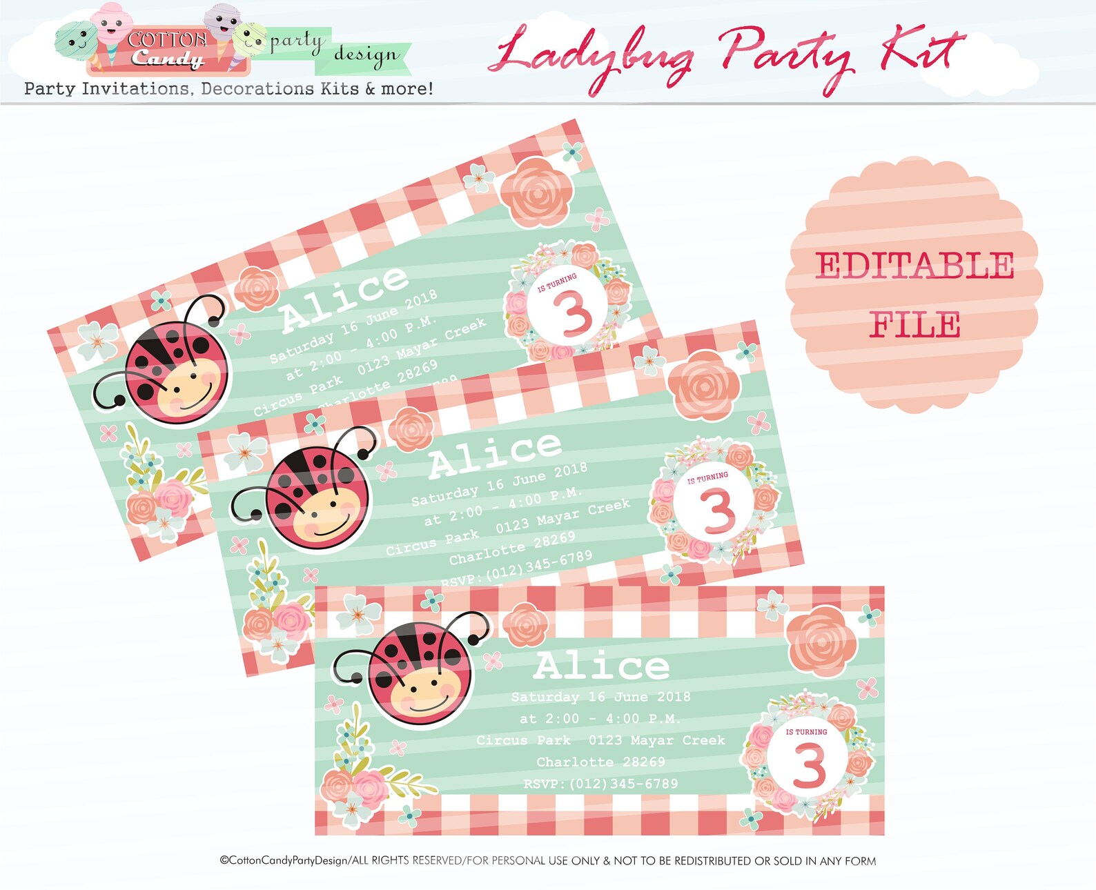 Ladybug Birthday Party, Ladybug Party Decorations, Ladybug Party ...